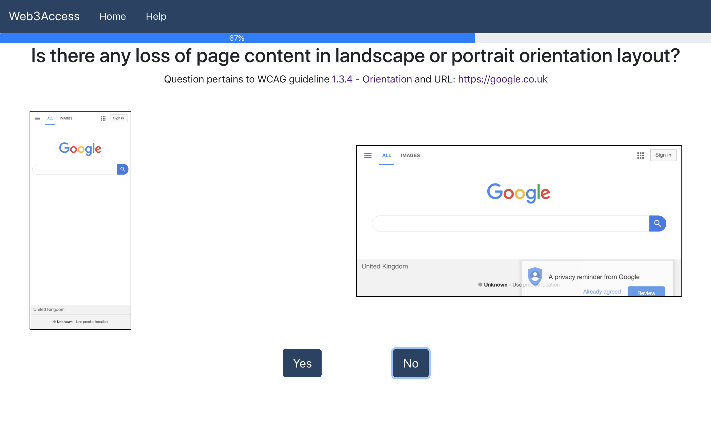 Web2Access Audit Tool